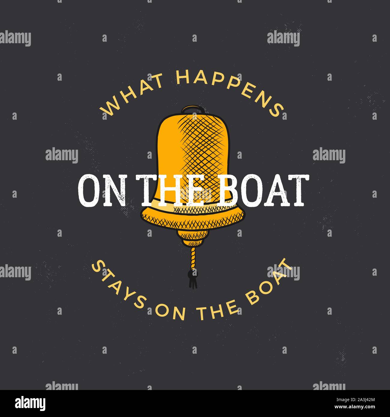 Nautical style vintage wanderlust print design for t-shirt, logos or ...