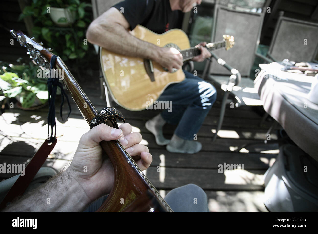 Old Man Playing Guitar High Resolution Stock Photography and Images - Alamy