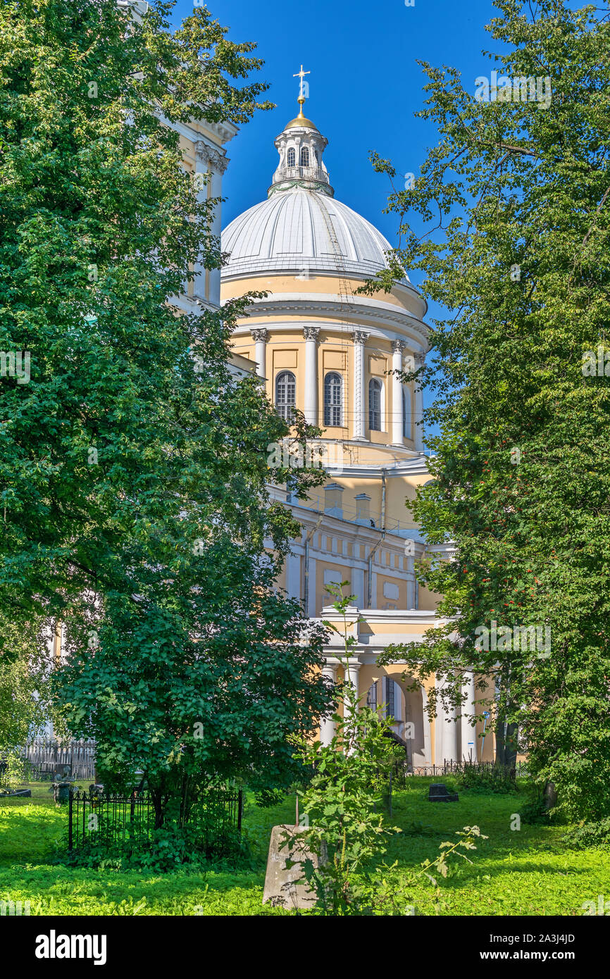Holy Trinity Cathedral of the Alexander Nevsky Lavra or Saint Alexander ...