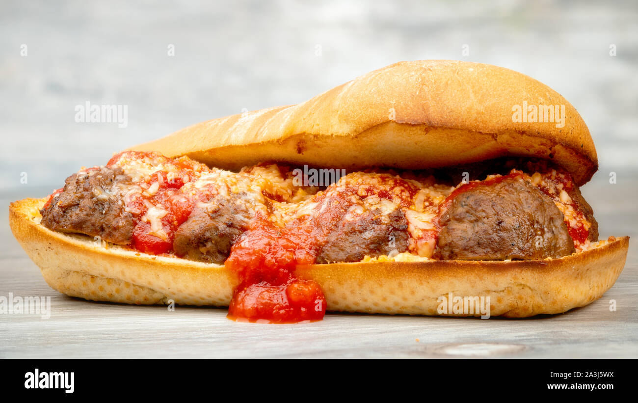 Sub sandwich meatball hi-res stock photography and images - Alamy