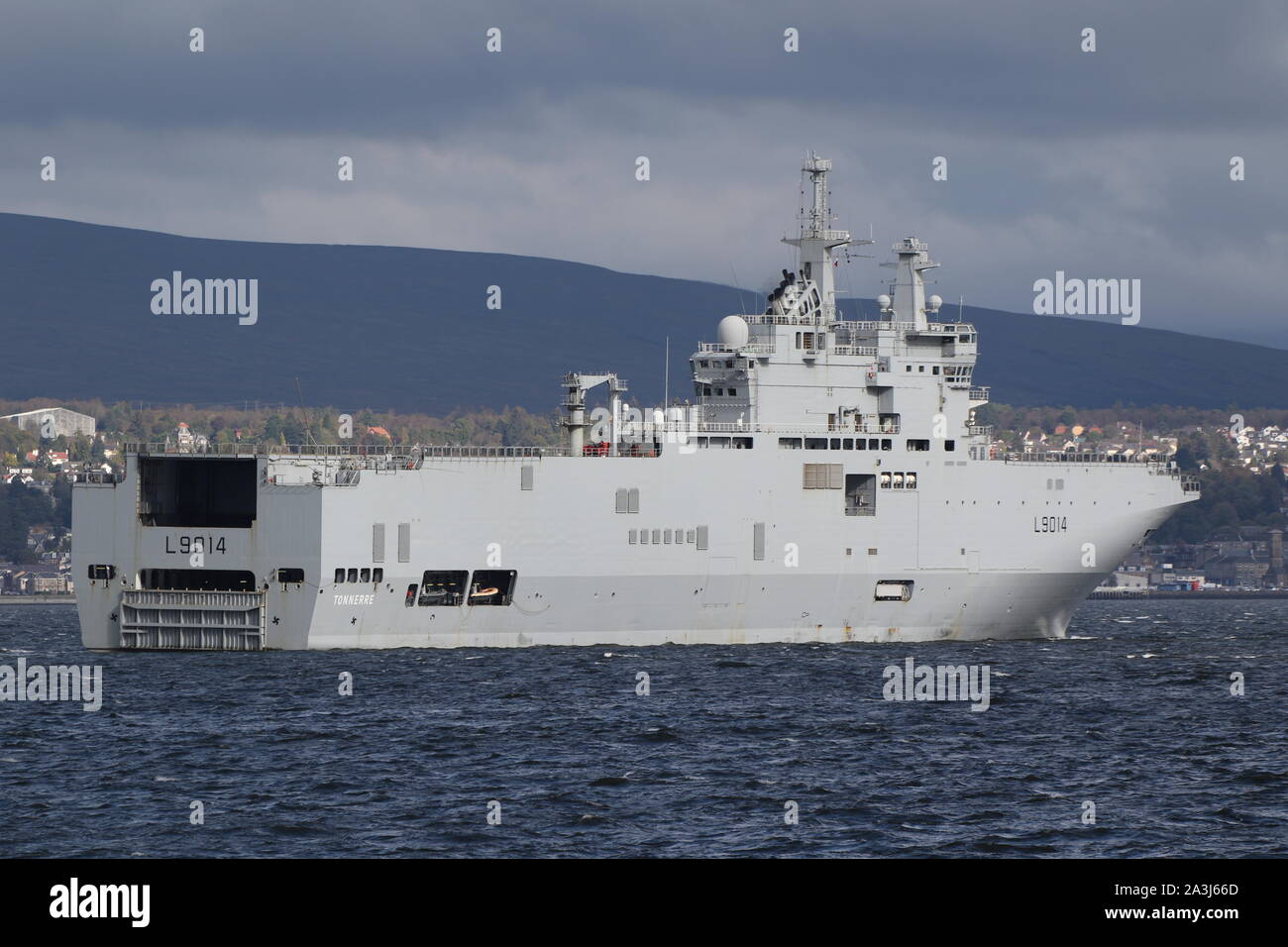Mistral Class Amphibious Assault Ship High Resolution Stock Photography ...