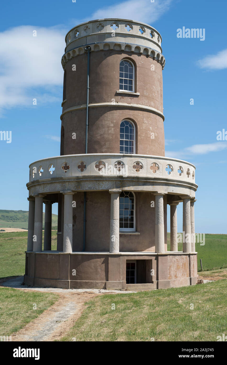 Clavell Tower at Kimmeridge Bay, Dorset, UK Stock Photo - Alamy