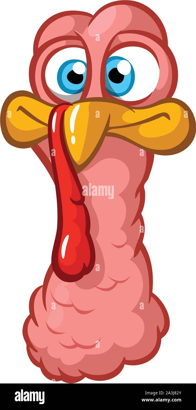 Thanksgiving turkey mascot. Vector character Stock Vector Image & Art ...