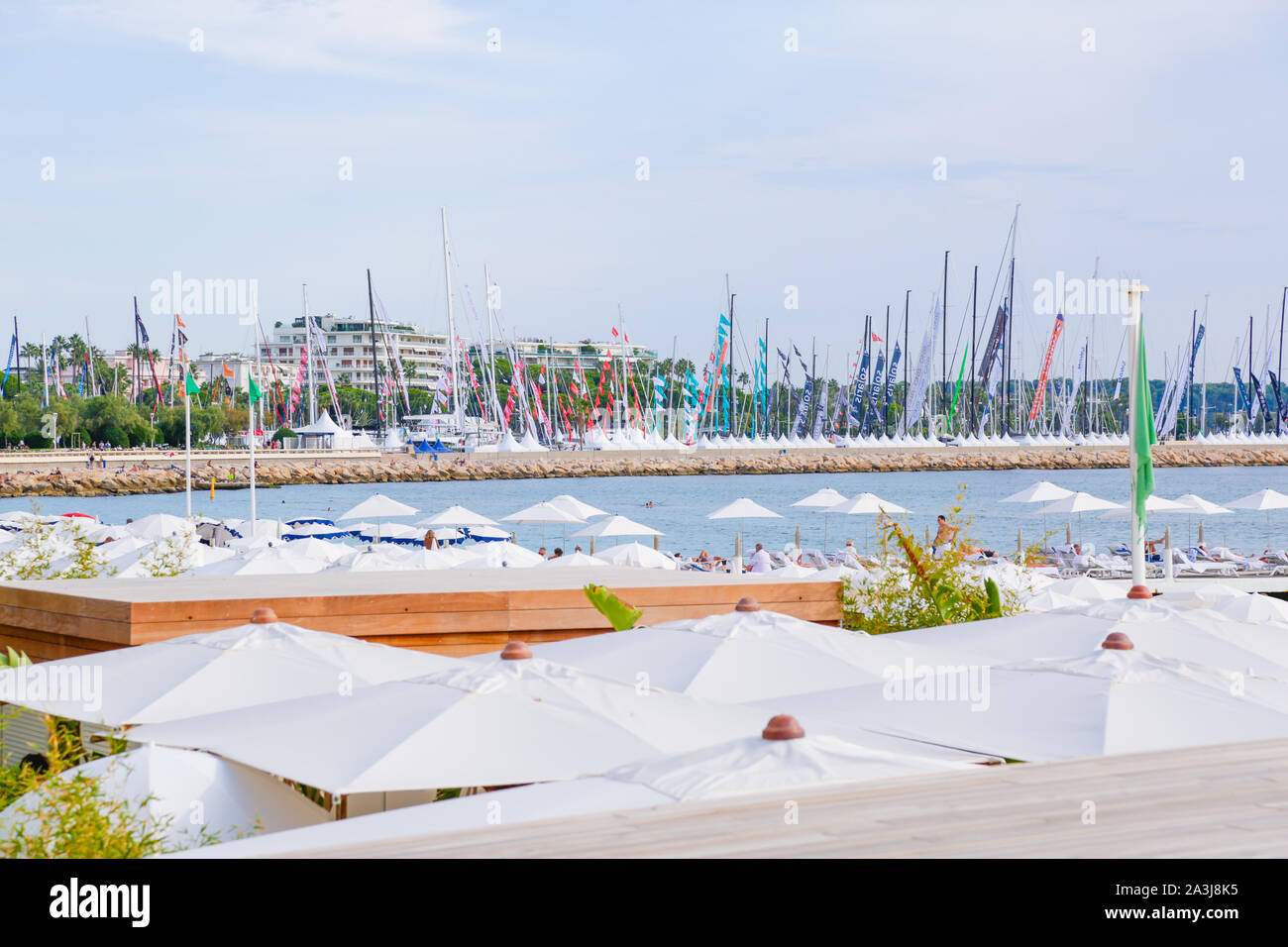 Cannes, wonderful city of the cote-d’Azur of Cannes film festival, from ...