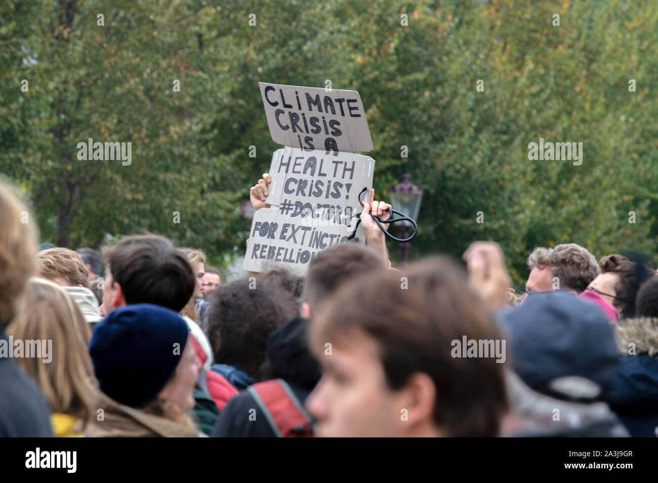 The Climate Demonstration From The Extinction Rebellion Group At ...