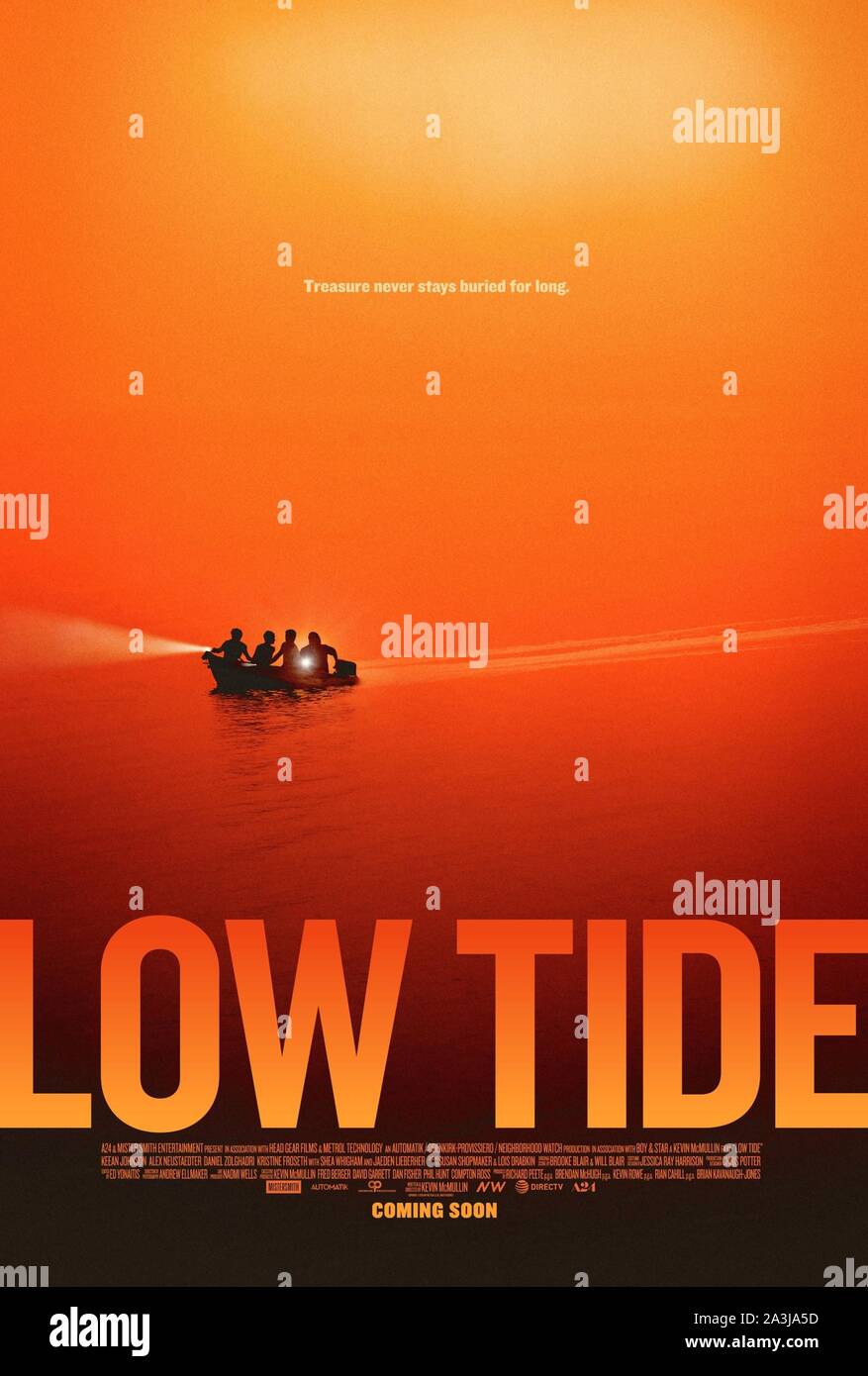 LOW TIDE, US poster, 2019. © A24 / Courtesy Everett Collection Stock ...