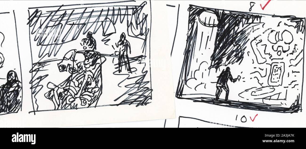 MEMORY: THE ORIGINS OF ALIEN, storyboard for ALIEN, 2019. © Screen ...