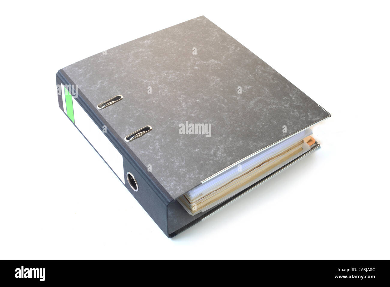Ring Binder Isolated On White Stock Photo - Alamy