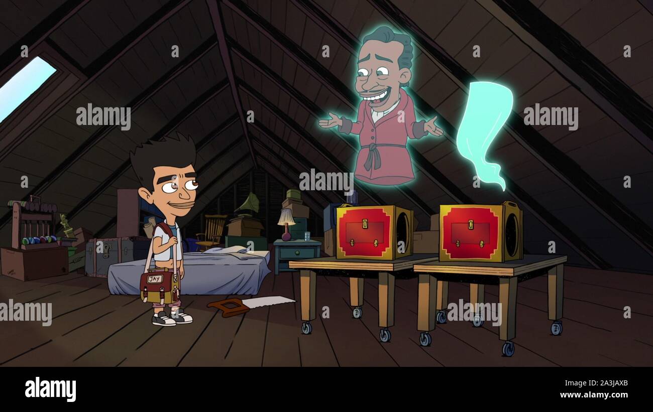 BIG MOUTH, from left: Jay Bilzerian (voiced by Jason Mantzoukas), Duke ...