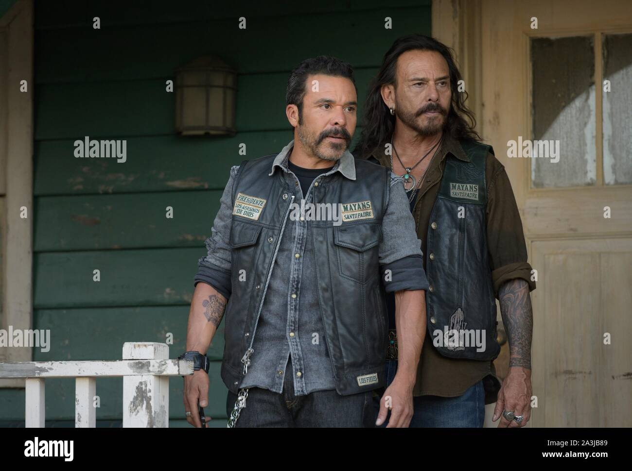 MAYANS, M.C., from left: Michael Irby, Raoul Max Trujillo, 'Xquic ...