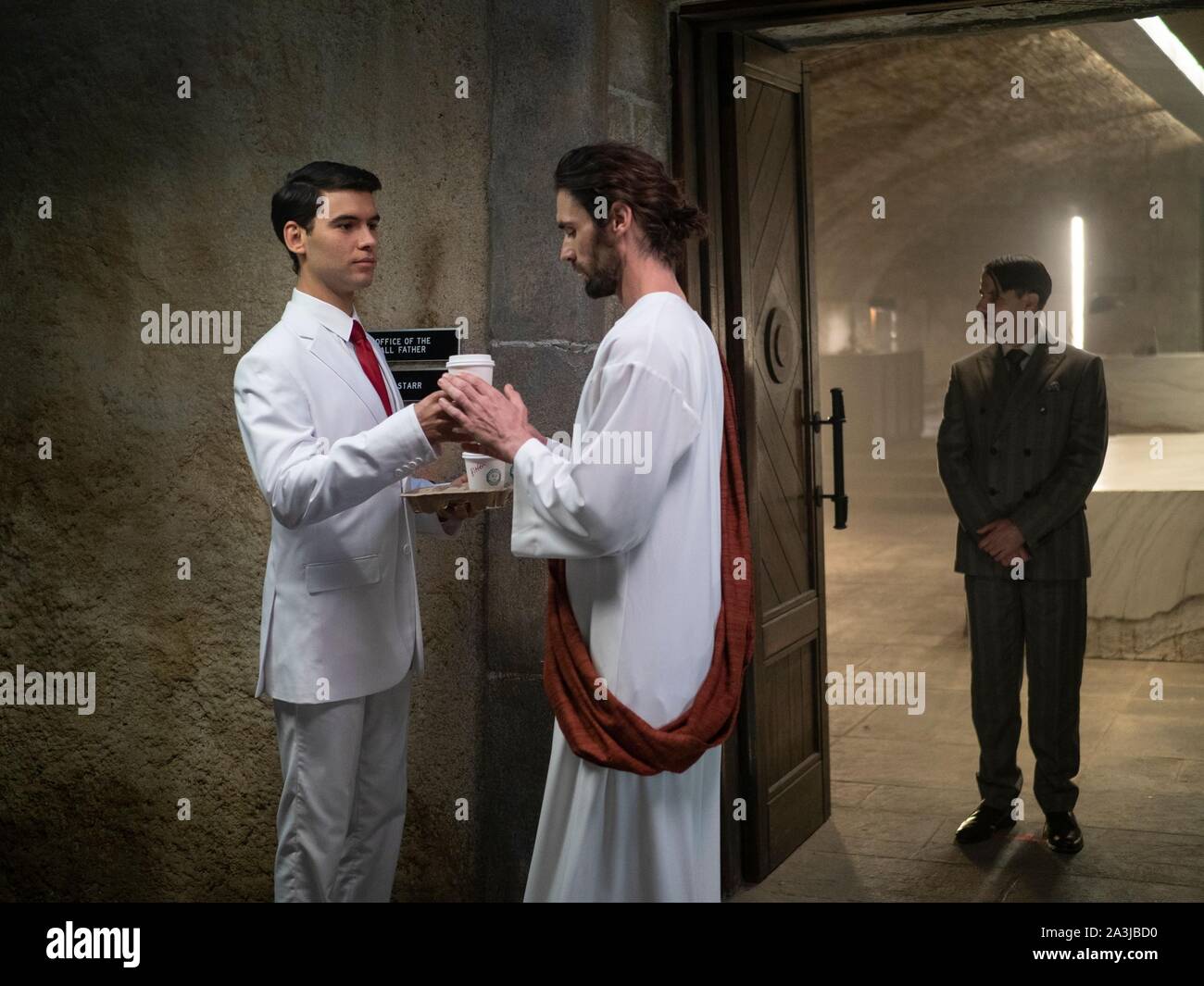 PREACHER, from left: Aleks Mikic, Tyson Ritter, Noah Taylor, 'Messiahs ...