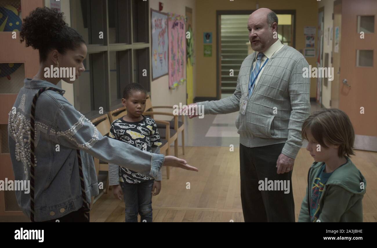 RAISING DION, from left: Alisha Wainwright, Ja'Siah Young, Matt Lewis ...