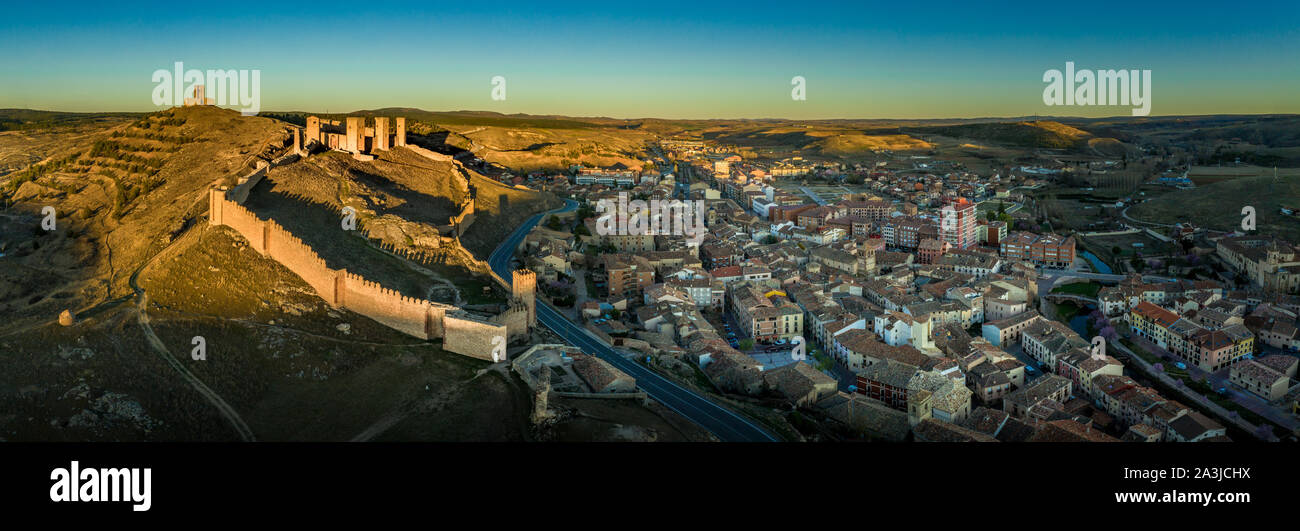 Molina de Aragon classic medieval Spanish ruined partially restored ...