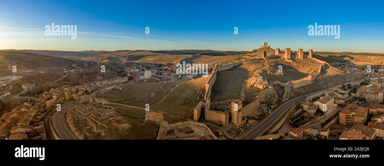 Molina de Aragon classic medieval Spanish ruined partially restored ...