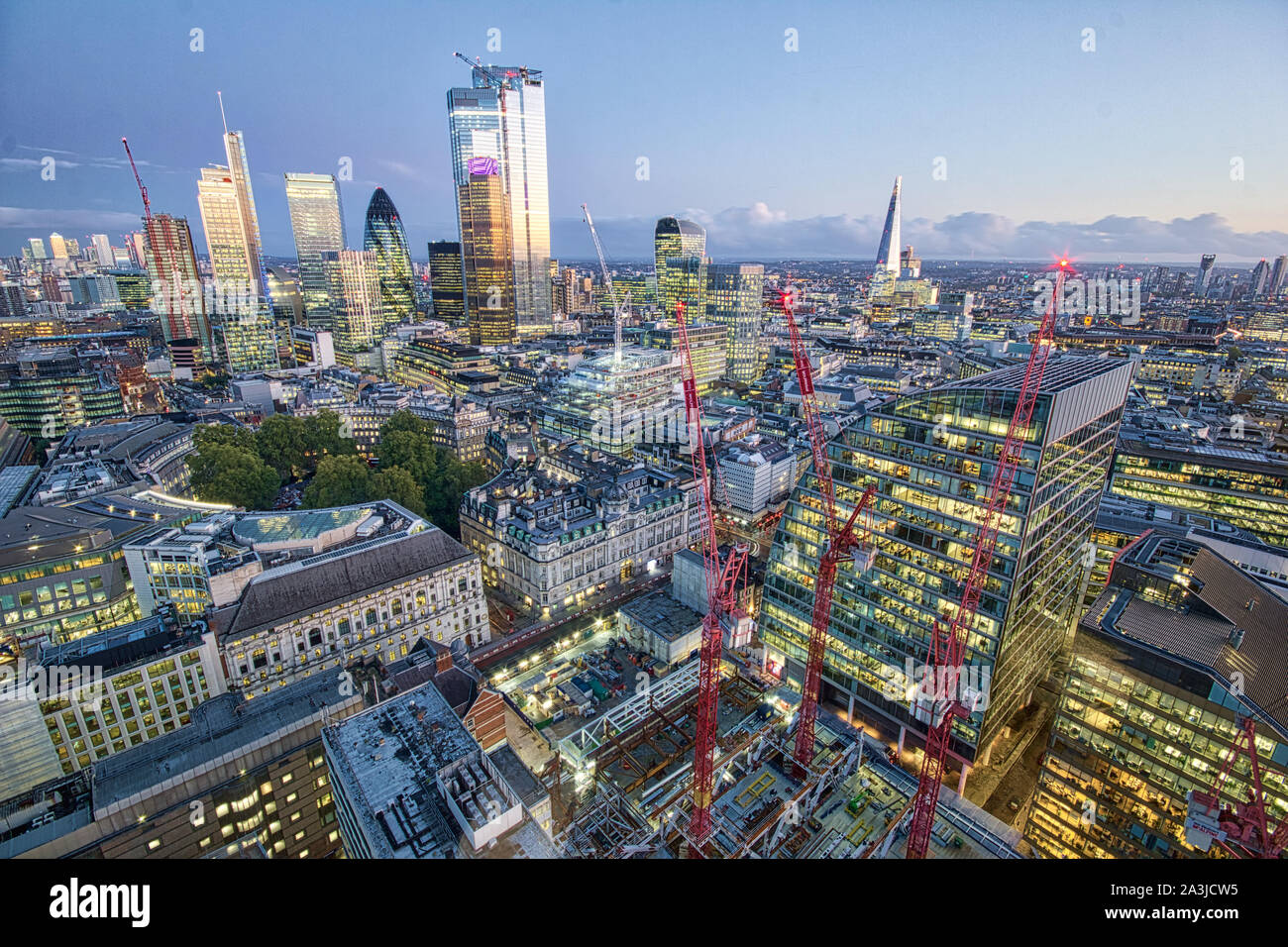 Birds eye view west end hi-res stock photography and images - Alamy