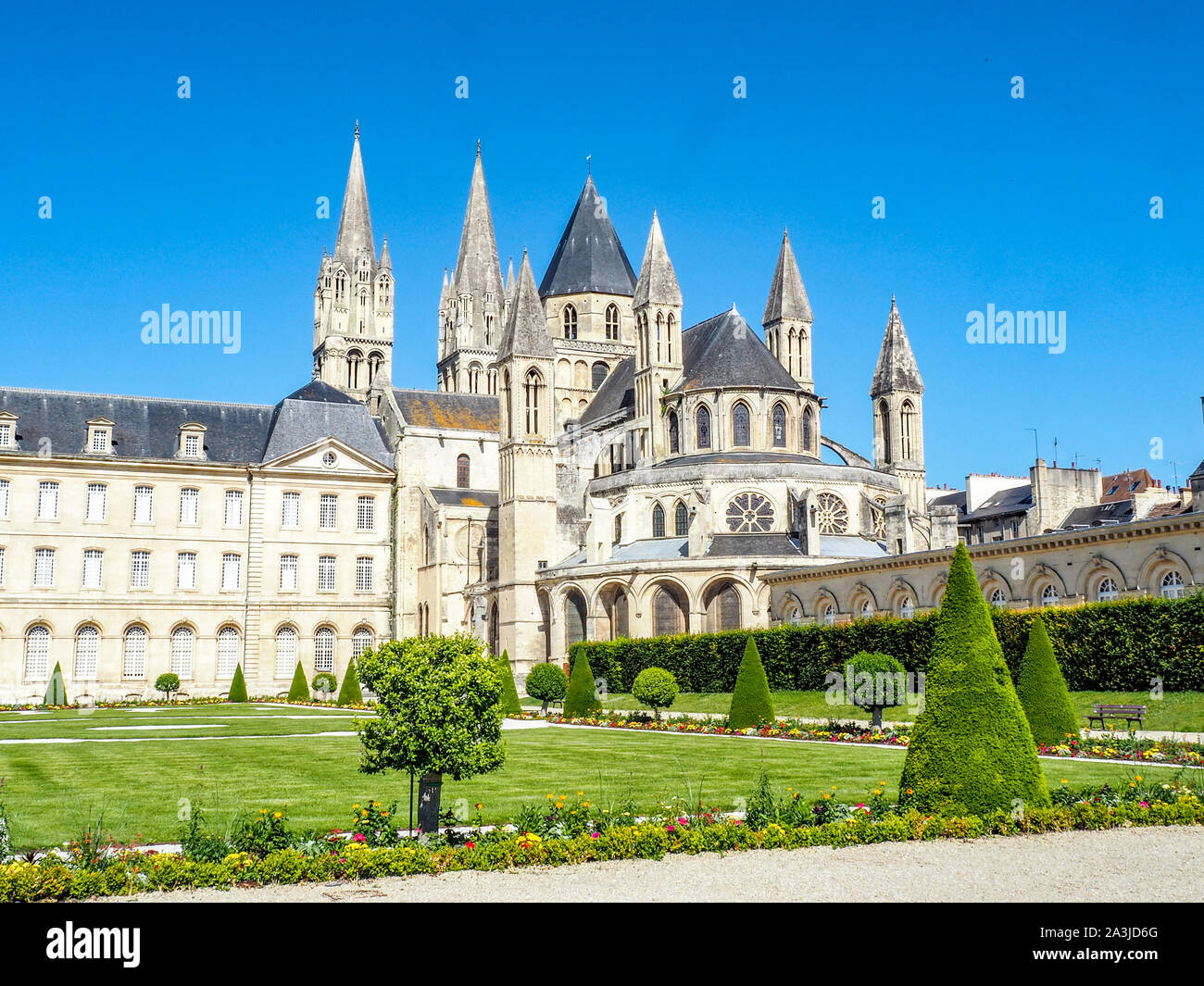 Abbey for men caen normandy france hi-res stock photography and images ...