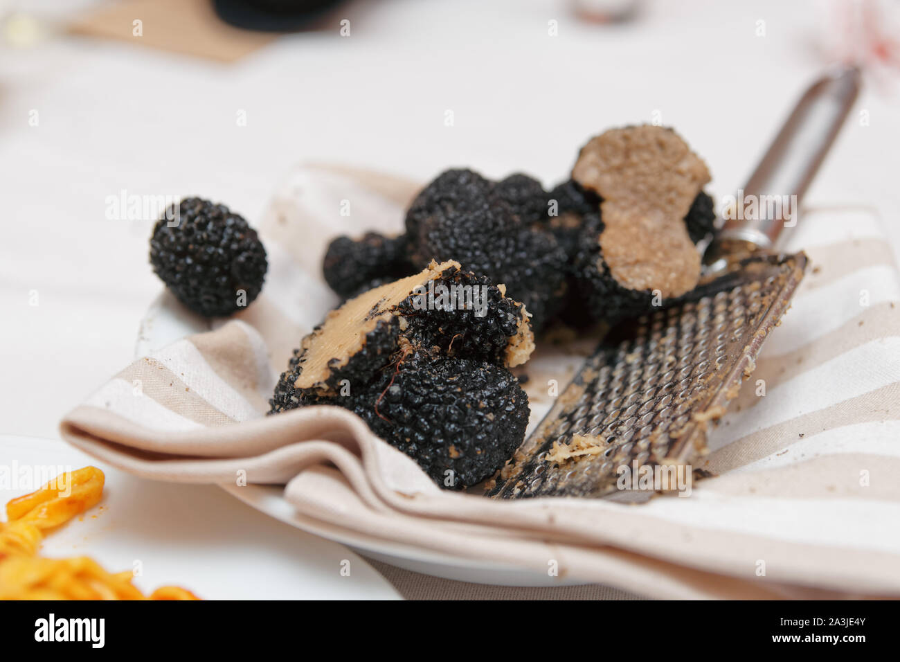 Grated truffle dish hi-res stock photography and images - Alamy