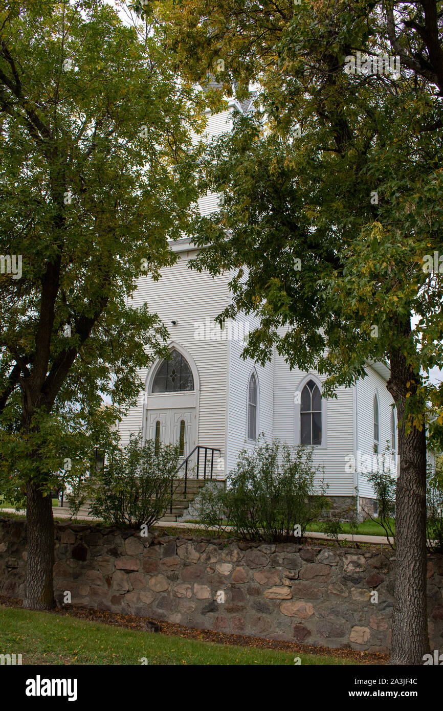 100+ year old Lutheran Church in Wolford North Dakota Stock Photo - Alamy