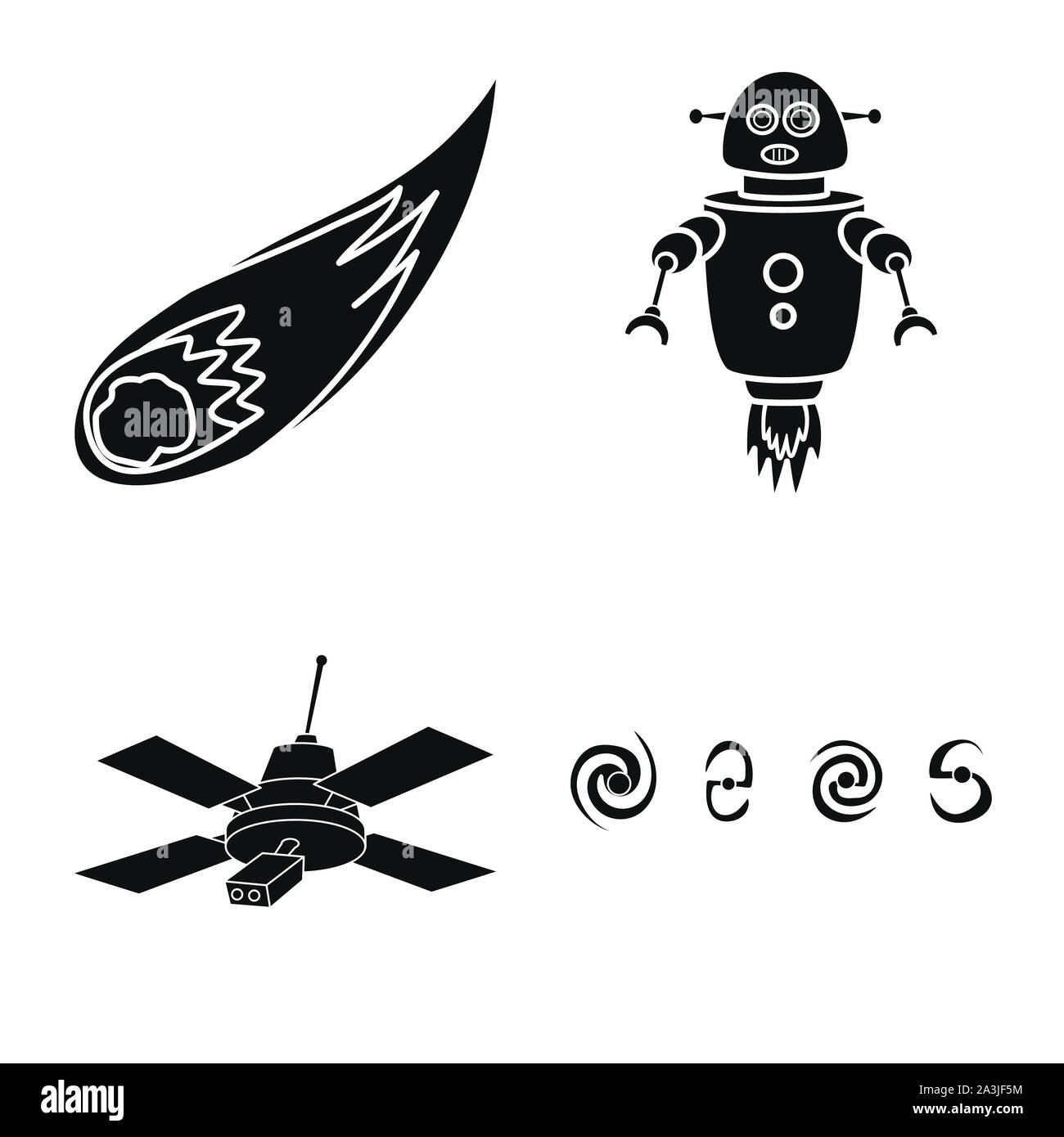 Vector illustration of colonization and sky logo. Collection of ...