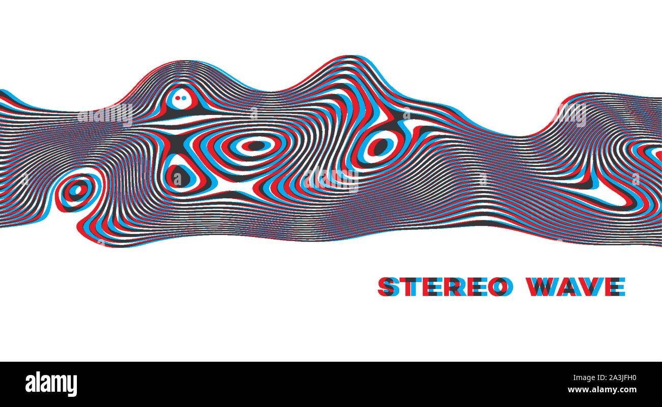 Modern stereo background. Abstract geometric background design. Sound ...