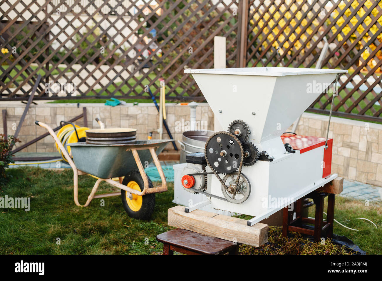 Wine making process hi-res stock photography and images - Alamy