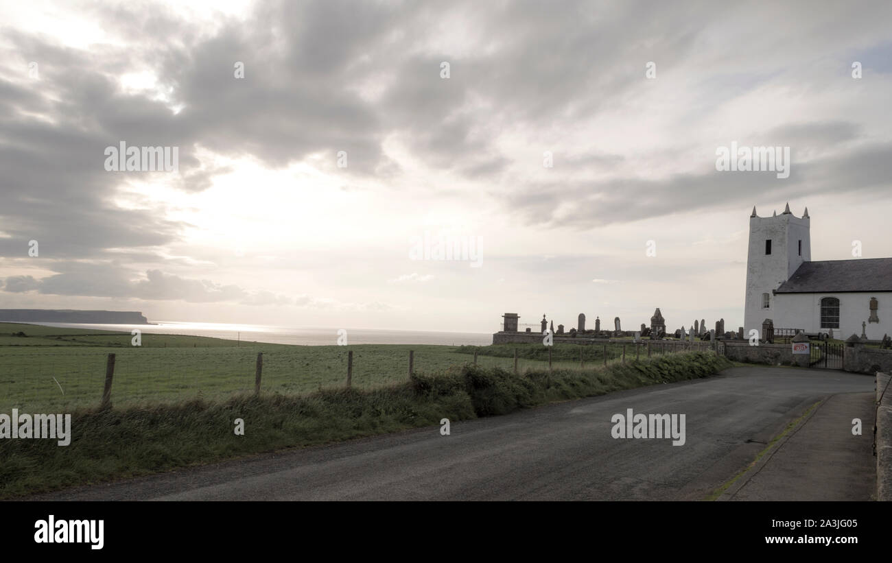 Ballintoy church hi-res stock photography and images - Alamy