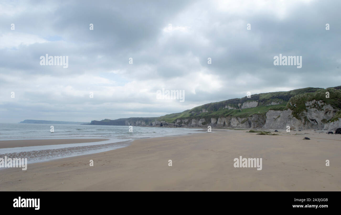 beach, between Whiterocks and Portrush East Strand, Northern Ireland ...