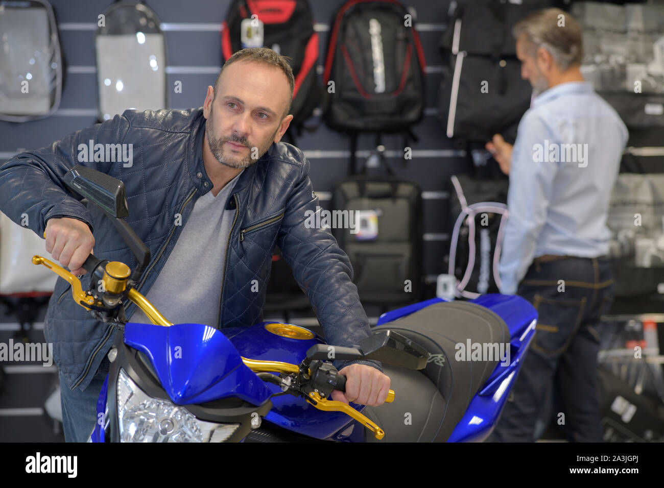 Motorcycle safety exhibition hi-res stock photography and images - Alamy