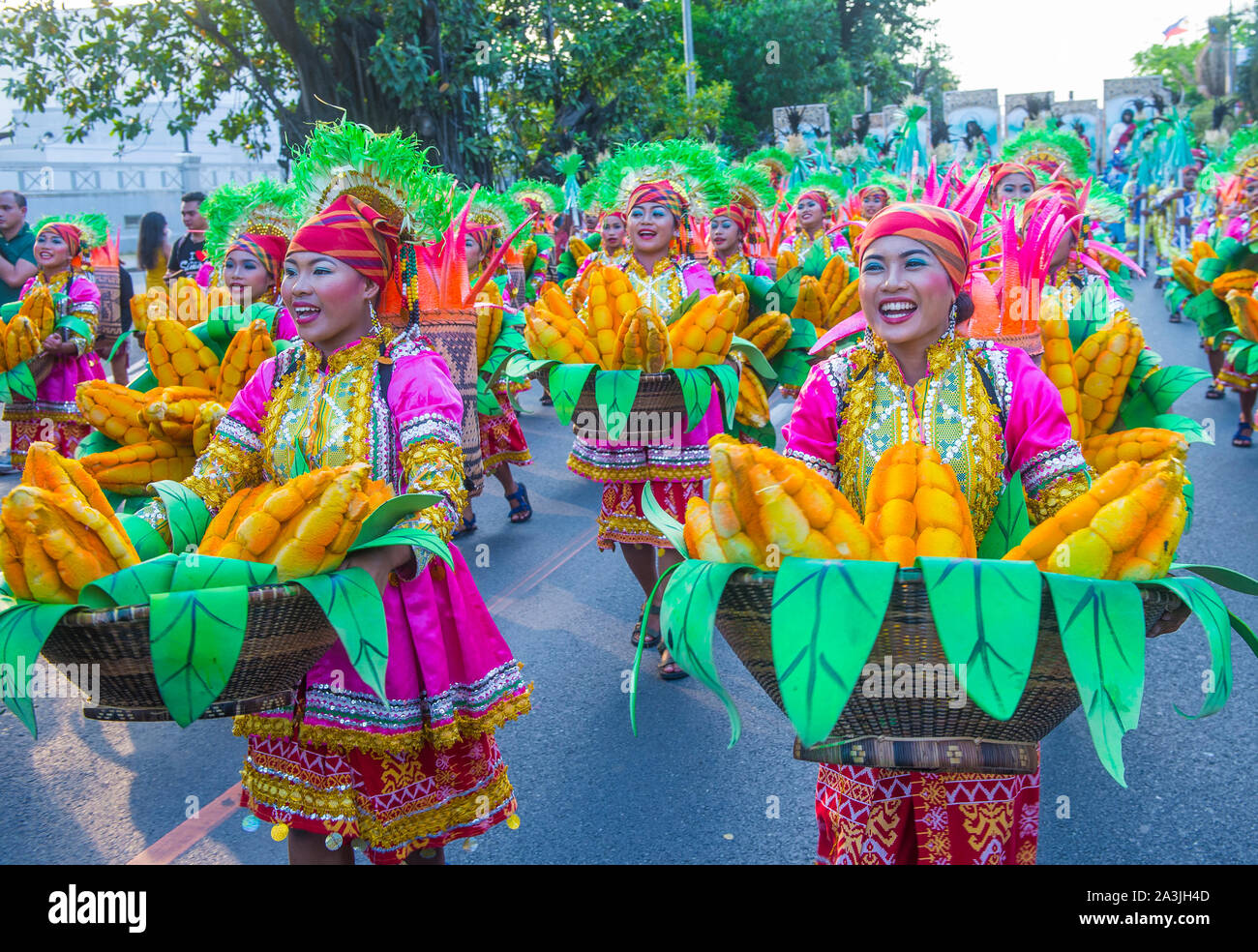 Participants in the Aliwan fiesta in Manila Philippines Stock Photo - Alamy