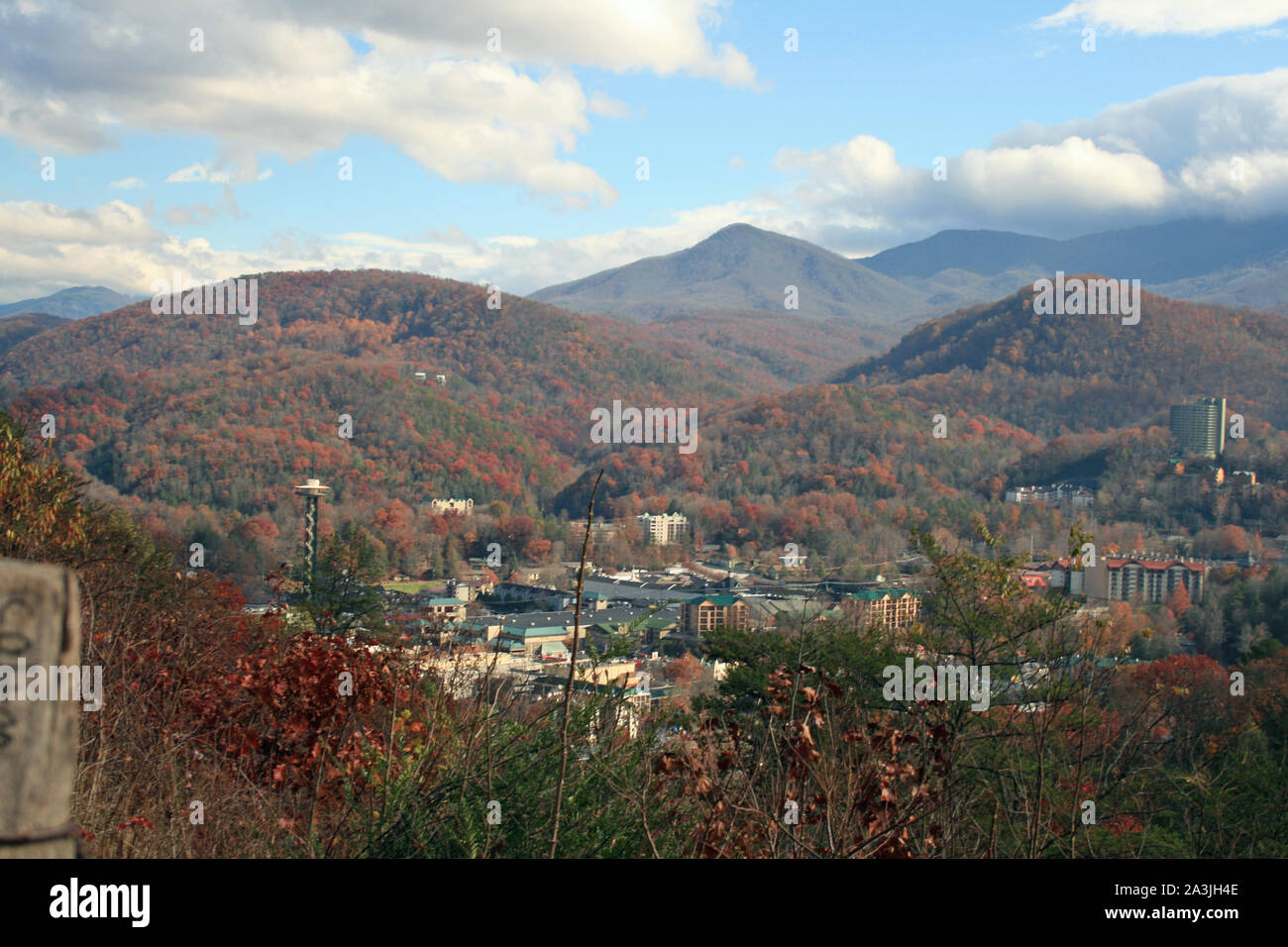 Gatlinburg and Great Smoky Mountains National Park, Tennessee Stock ...