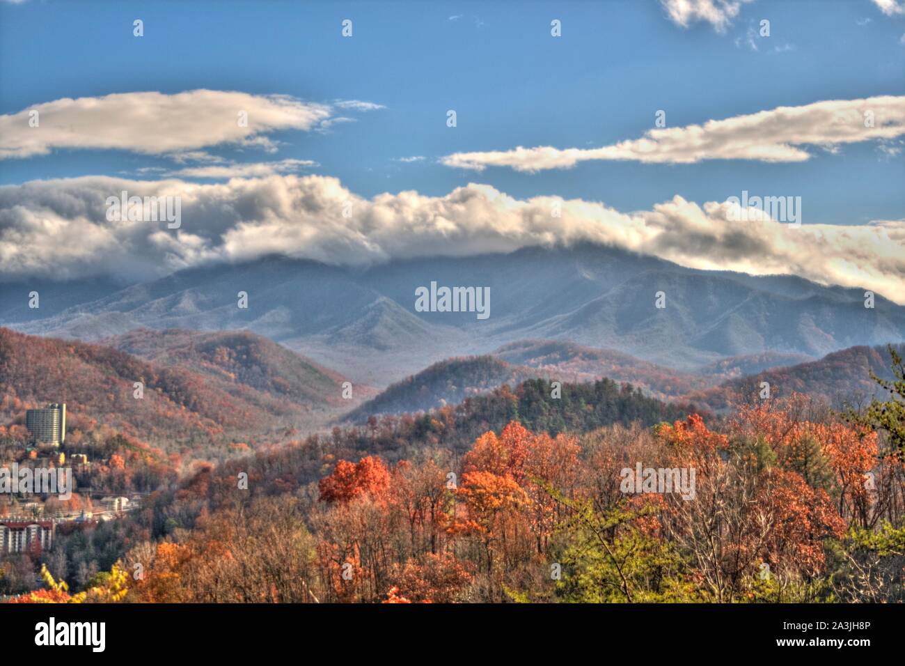 Gatlinburg and Great Smoky Mountains National Park, Tennessee Stock ...