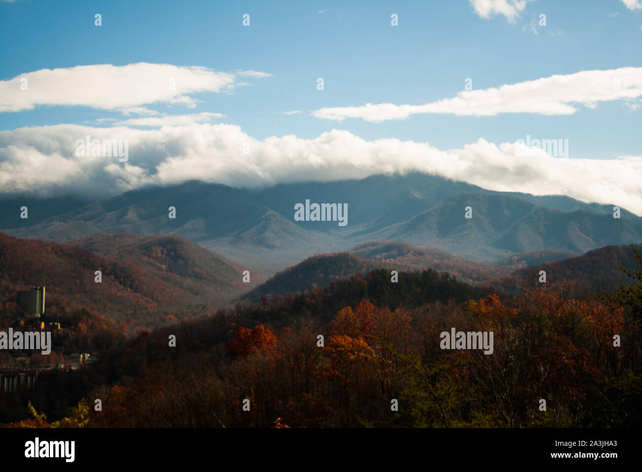 Gatlinburg and Great Smoky Mountains National Park, Tennessee Stock ...