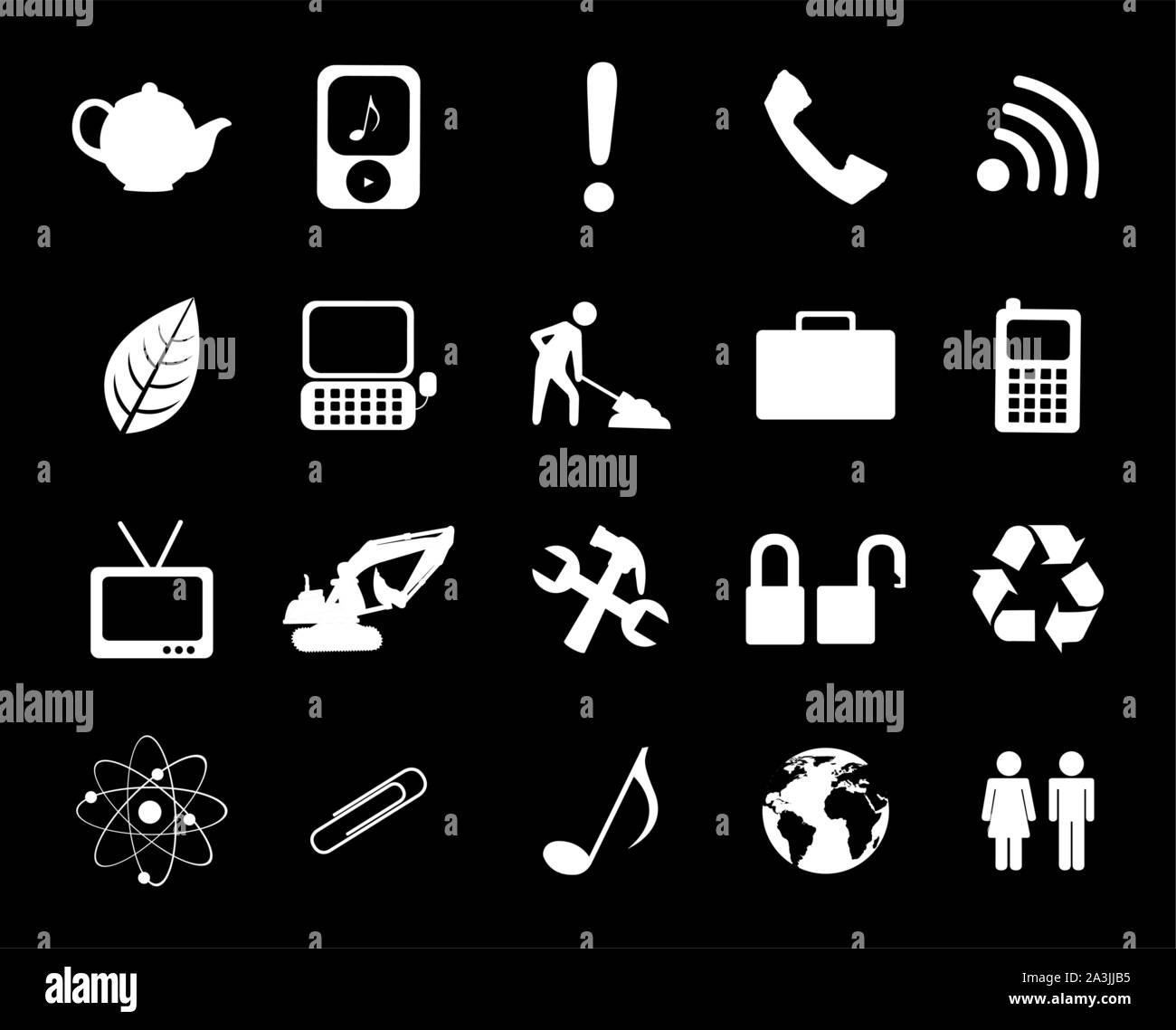 Variety icon set pack vector design Stock Vector Image & Art - Alamy