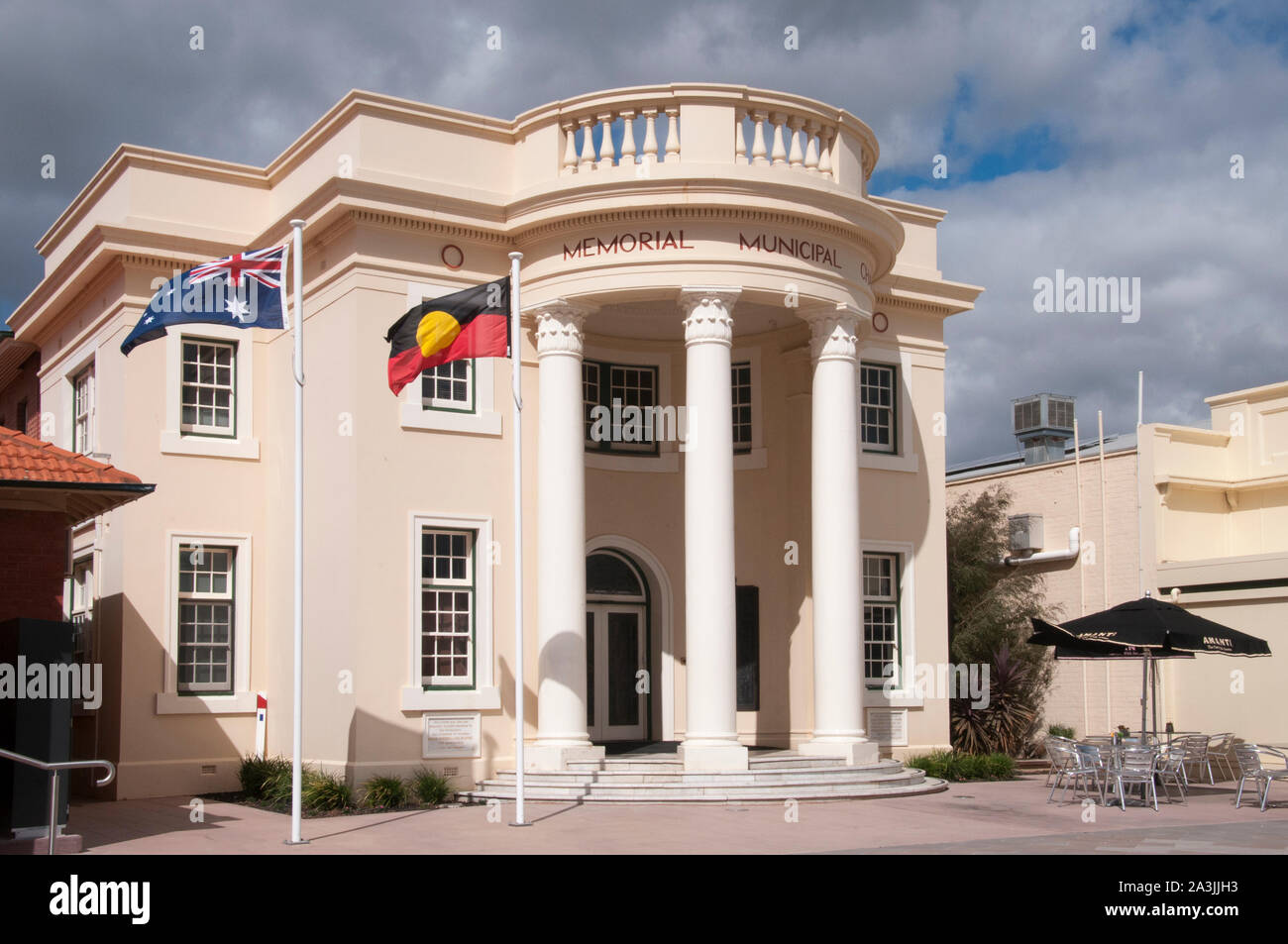Civic buildings in Kerang, northern Victoria, Australia Stock Photo - Alamy