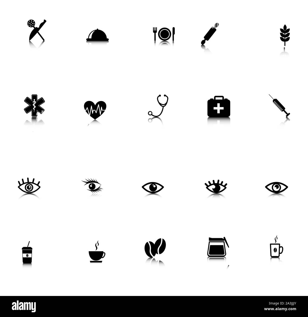 Variety icon set pack vector design Stock Vector Image & Art - Alamy