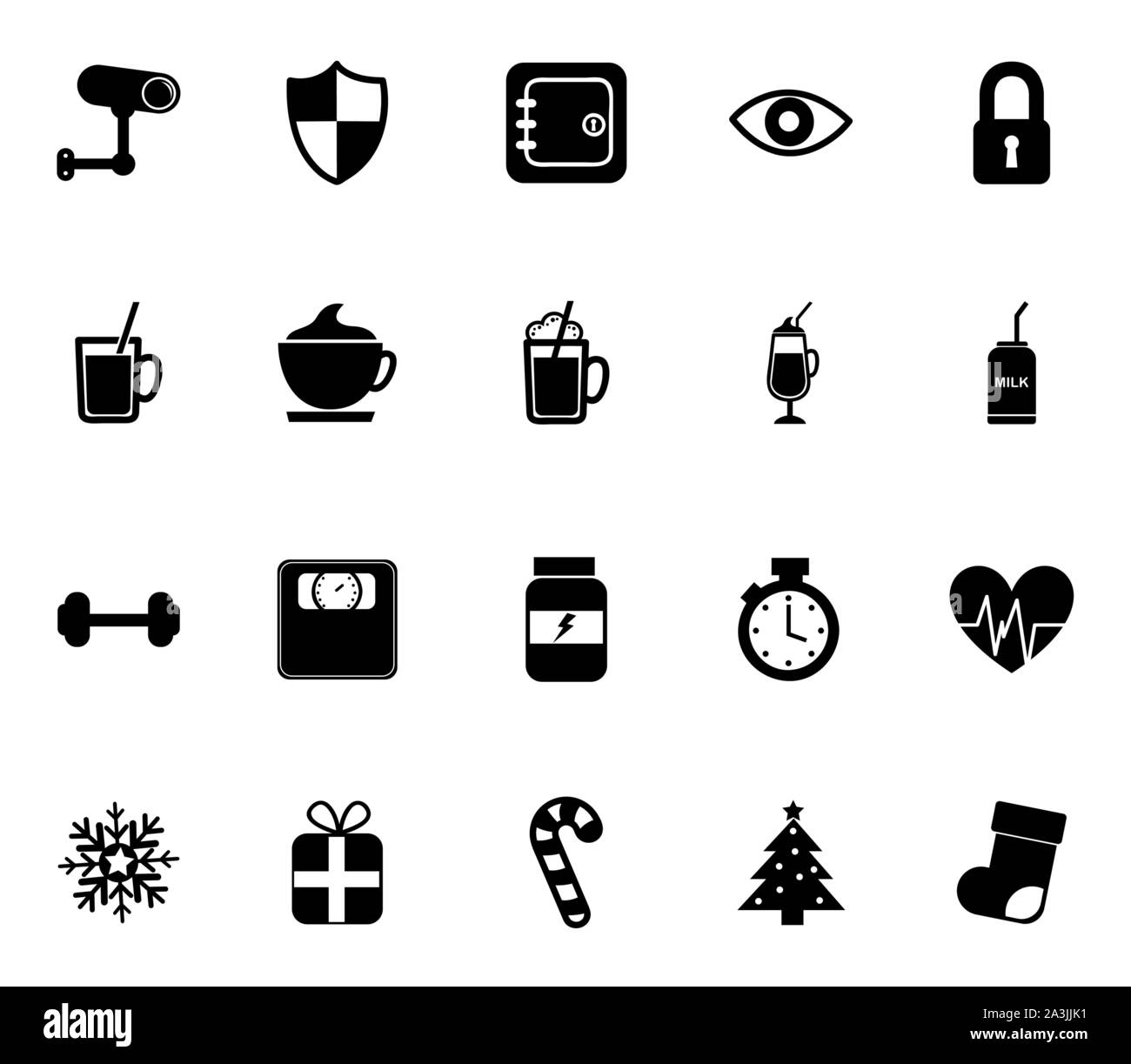 Variety icon set pack vector design Stock Vector Image & Art - Alamy