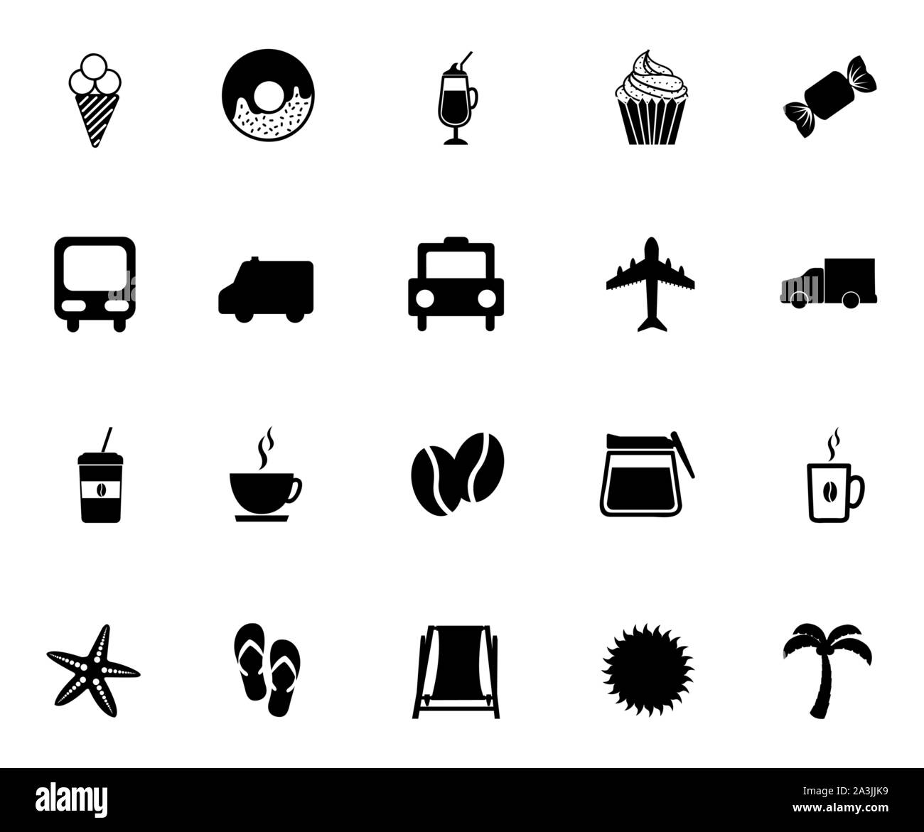 Variety icon set pack vector design Stock Vector Image & Art - Alamy