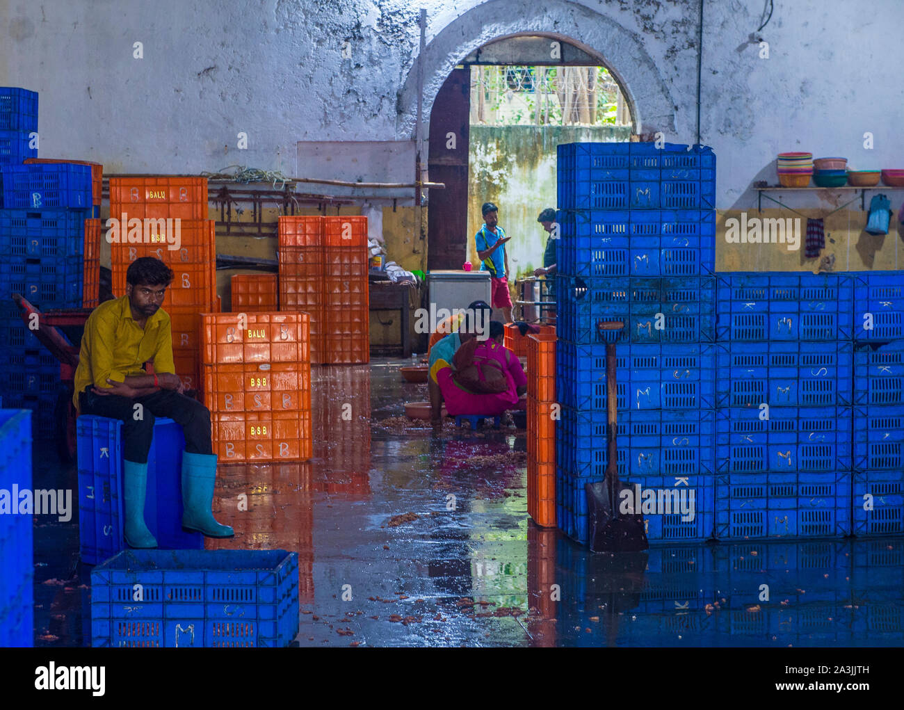 Indian people working hi-res stock photography and images - Alamy