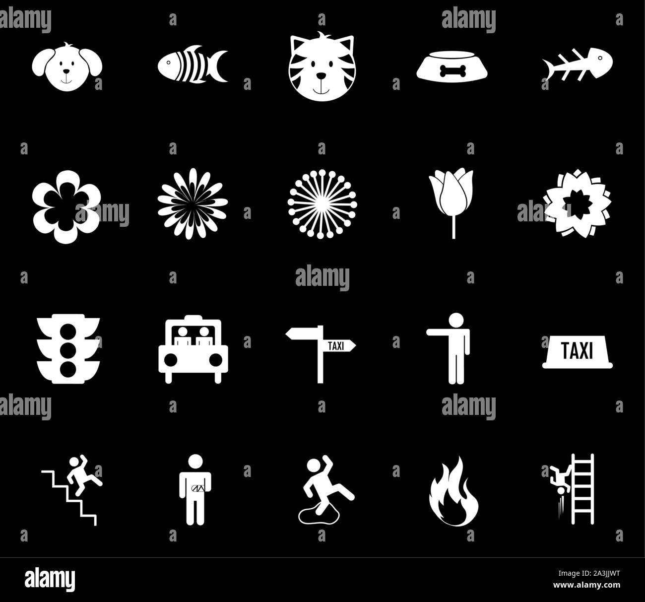 Variety icon set pack vector design Stock Vector Image & Art - Alamy