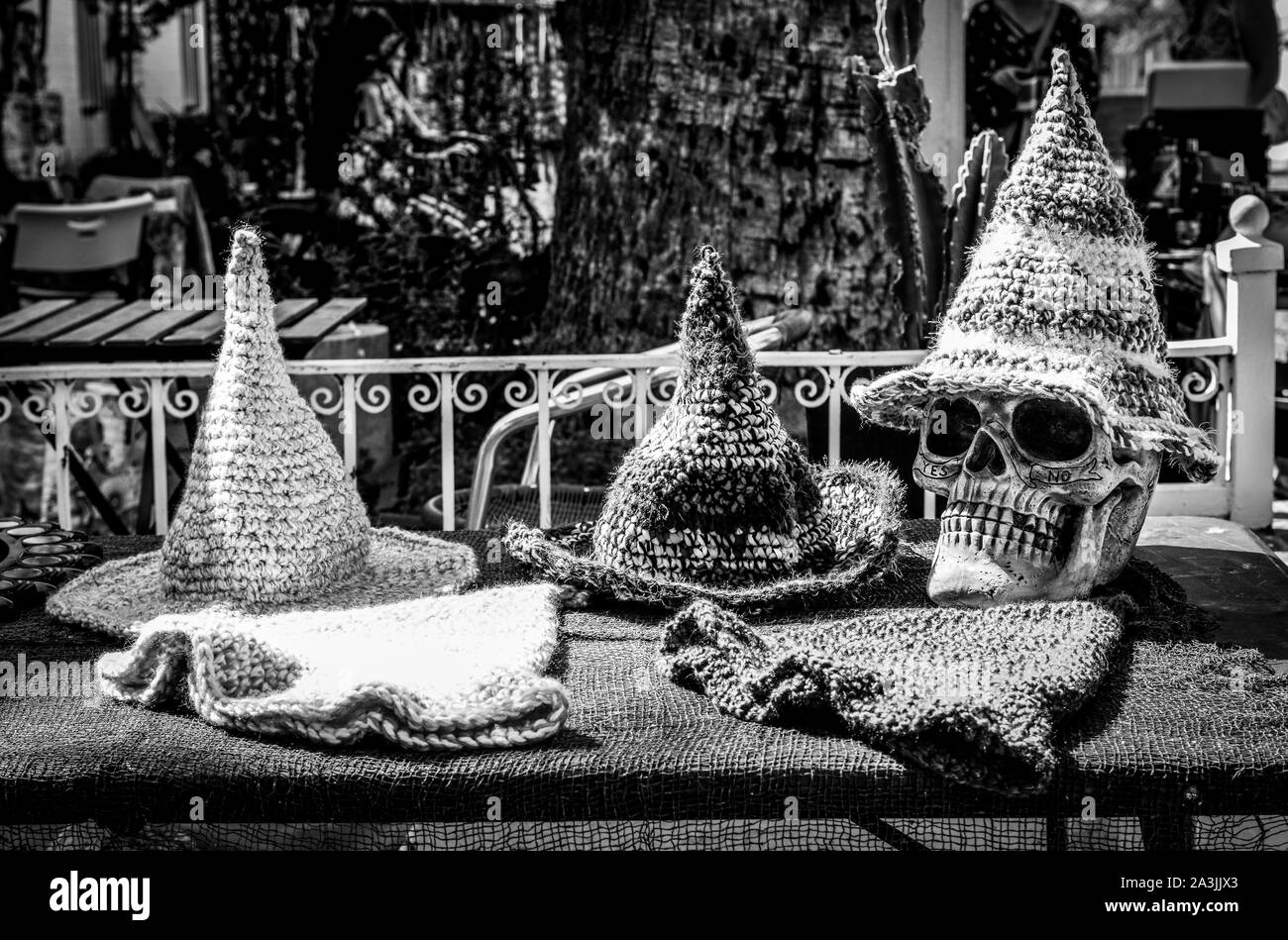 Black pointed cap Black and White Stock Photos & Images - Alamy