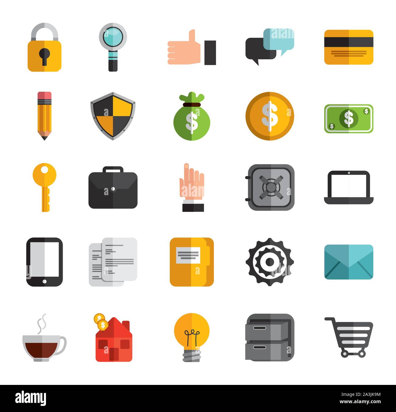 Variety icon set pack vector design Stock Vector Image & Art - Alamy