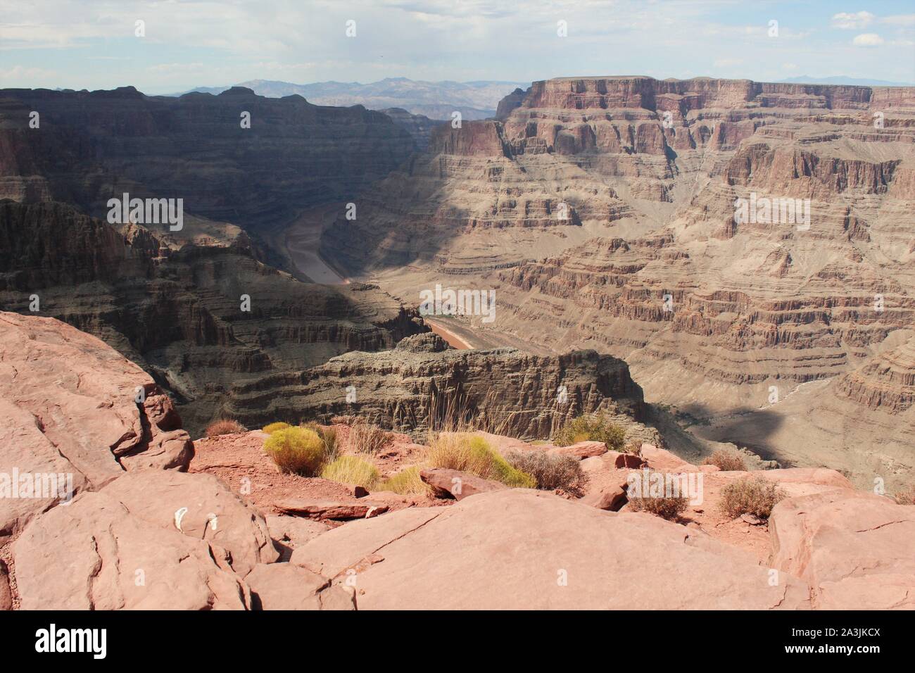 Scenic views at Grand Canyon West Rim Stock Photo - Alamy