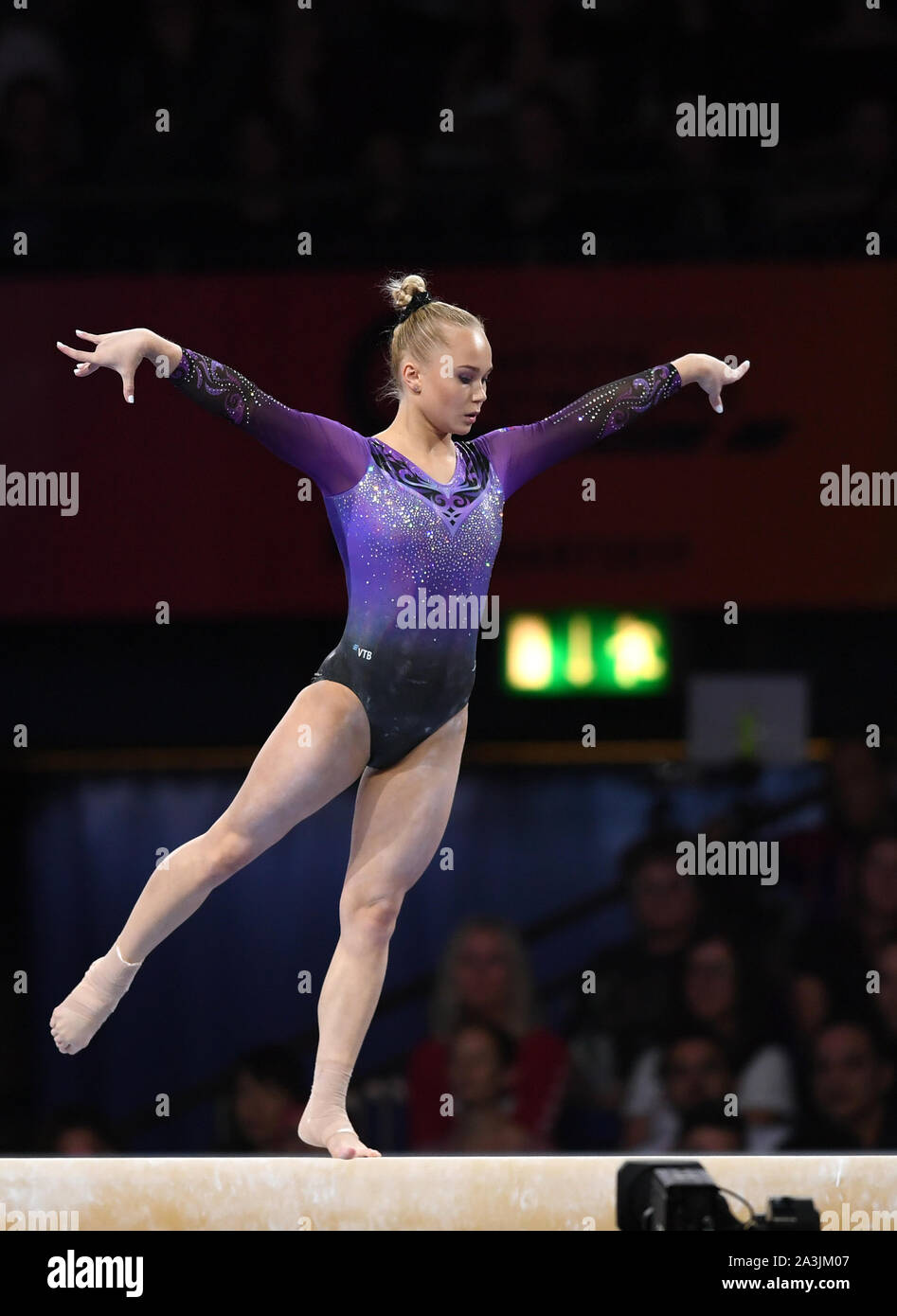 Stuttgart, Germany. 8th Oct, 2019. Angelina Melnikova of Russia ...