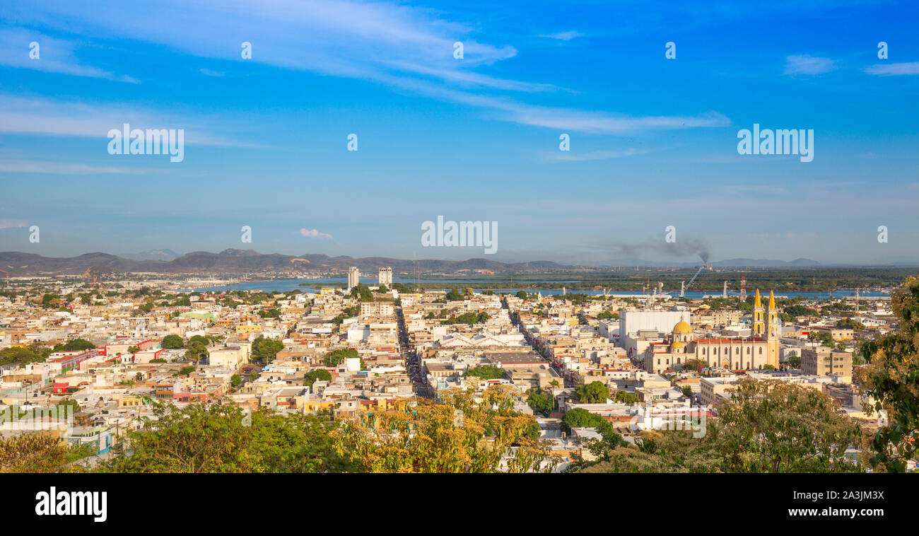 Panoramic view of the Mazatlan Old City, Mexico Stock Photo - Alamy