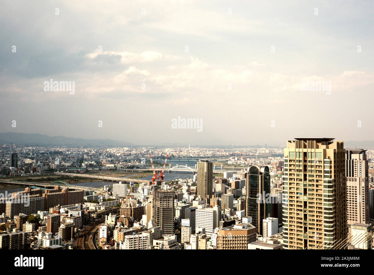 This is the view of Osaka city Stock Photo - Alamy