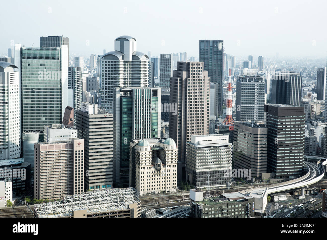 This is the view of Osaka city Stock Photo - Alamy