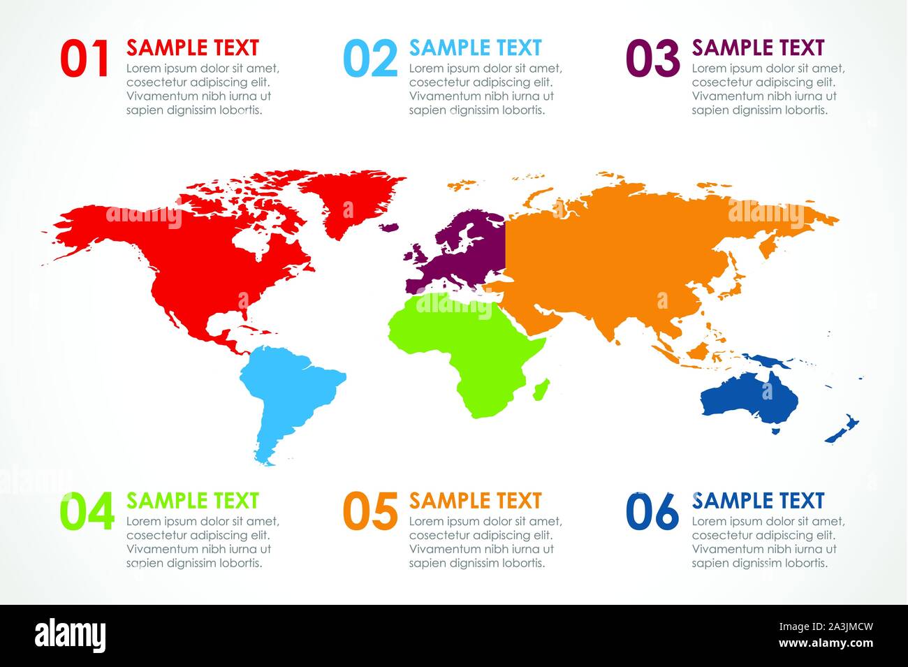 World map infographic Stock Vector Image & Art - Alamy