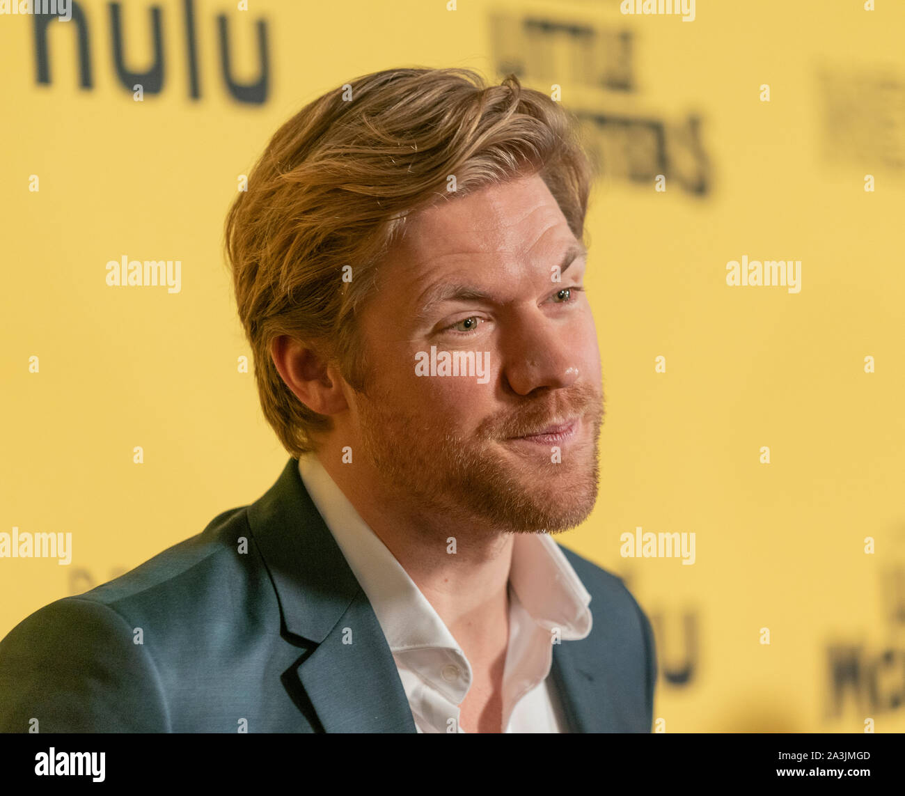 New York, NY - October 8, 2019: Alexander England attends premiere of ...