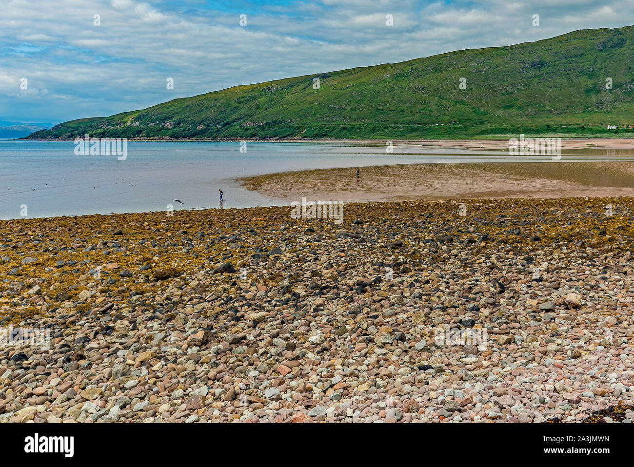 Applecross Bay beach view, Scotland Stock Photo - Alamy