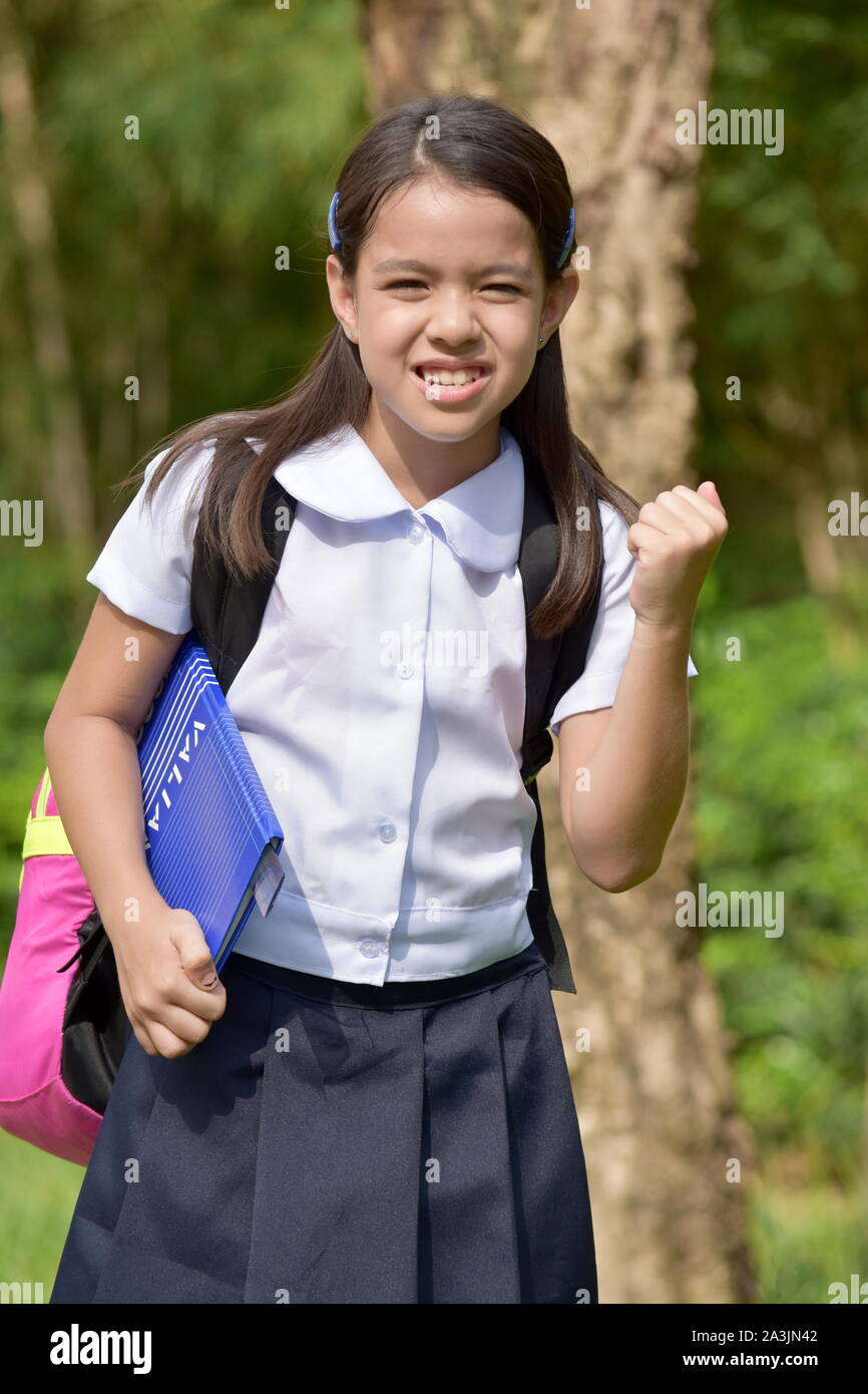 Pretty girl wearing uniform hi-res stock photography and images - Alamy